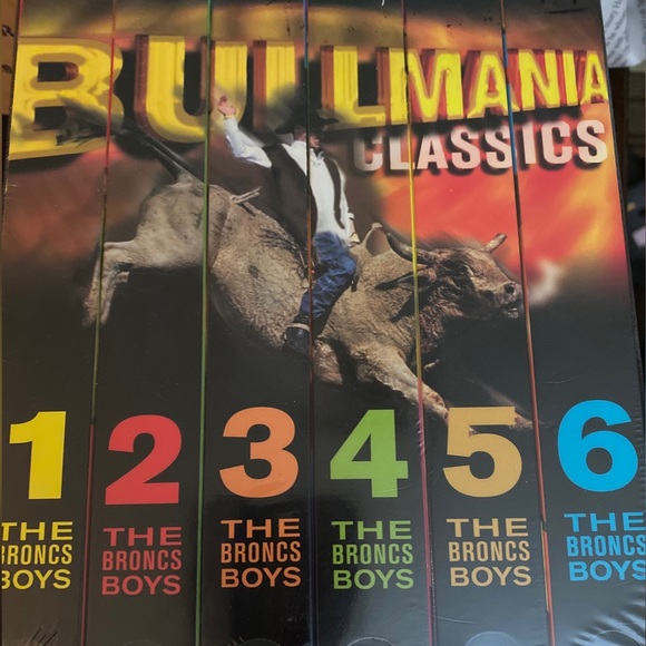 Media | Vintage Bullmania Classics Broncs Boys Full Set 6 Vhs 202 Bull ...